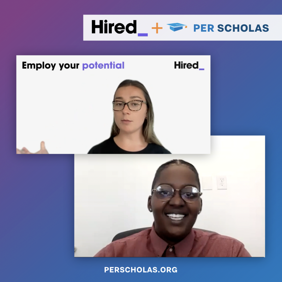 Per Scholas Partners With Hired to Hold Alumni and Learner Webinar Event - Per Scholas